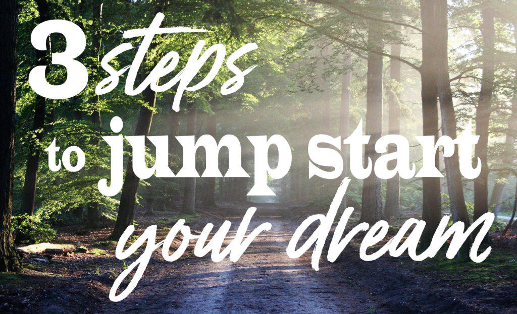 Three Steps to Jump Start Your Progress - The Tiny Spark Blog