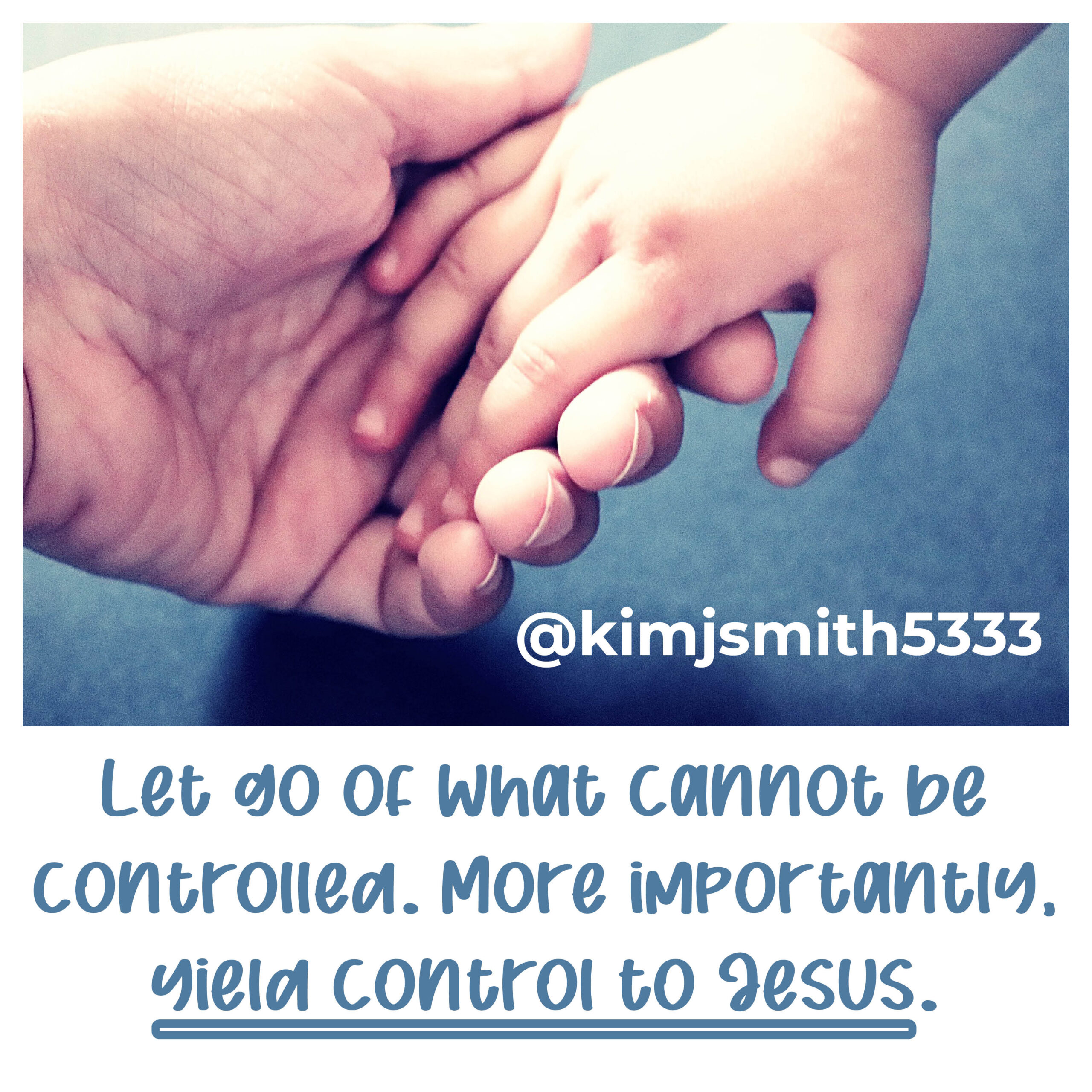 Letting Go of What is Out of Your Control - The Tiny Spark Blog