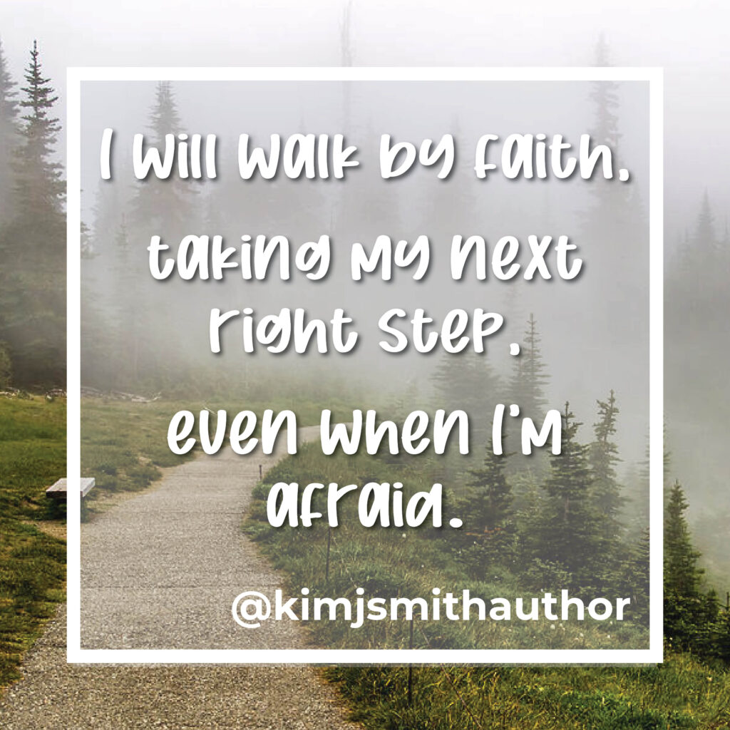 How to Face Your Fears and Walk by Faith - The Tiny Spark Blog
